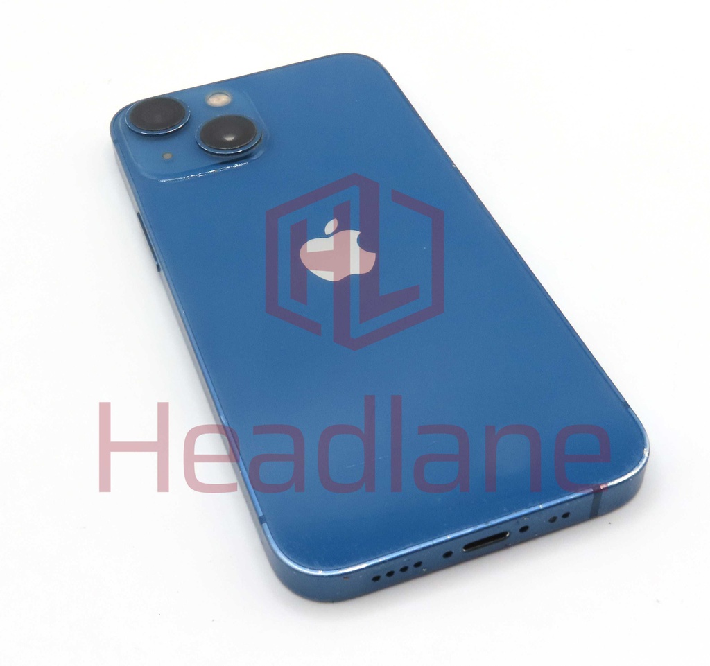 Apple iPhone 13 Mini Back / Battery Cover + Small Parts - Blue (Pulled ...